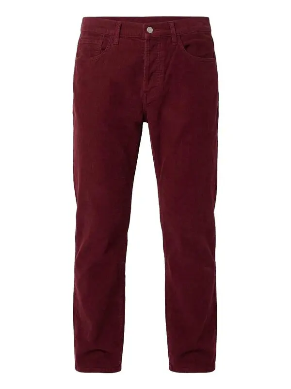 Gucci Red Straight Leg Jeans - Brown