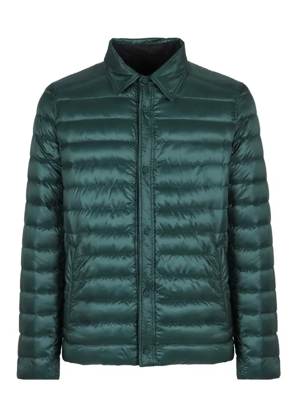 Herno Long-sleeved Reversible Padded Coat - Green