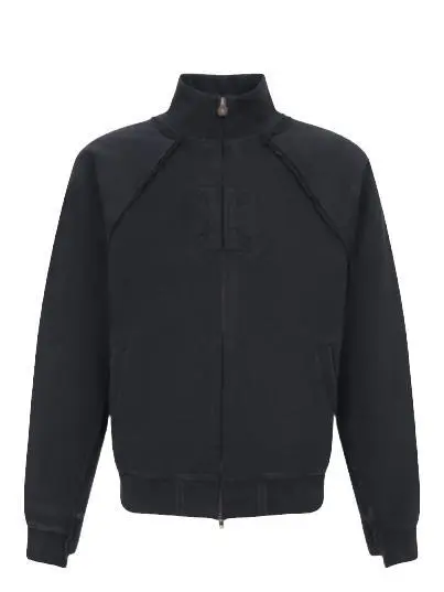 Vetements Long-sleeved Zip-up Cardigan - Black