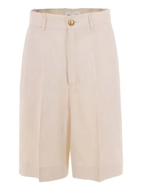 P.a.r.o.s.h Golden Button Shorts - Nude