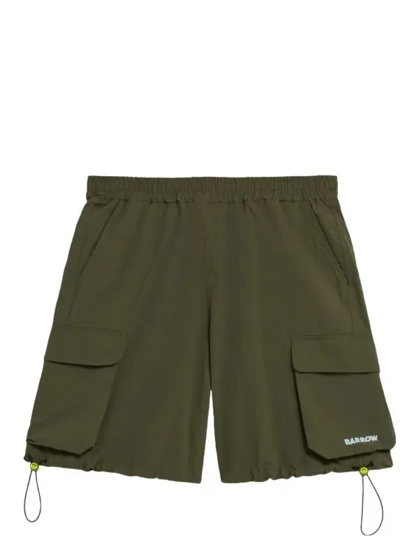 BARROW Gabardine Cargo Shorts - Green
