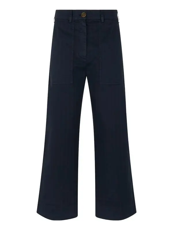 Etro Wide-leg Trousers - Black