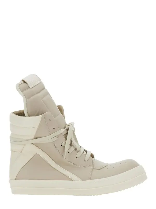 Rick Owens Geobasket Sneakers - Beige
