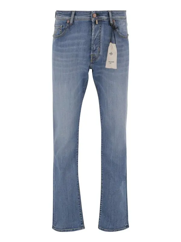 Jacob Cohen Washed Straight-leg Jeans - Blue