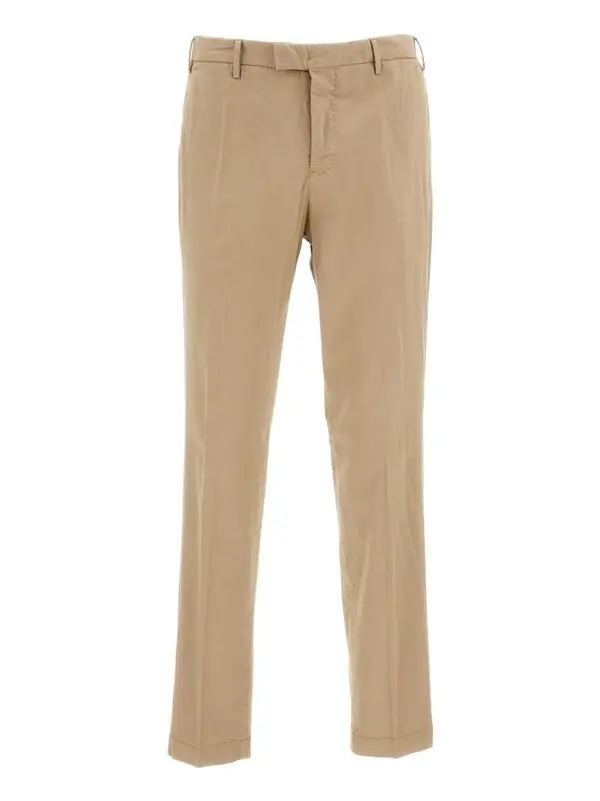 PT TORINO Welt-pocket Tailored Trousers - Beige