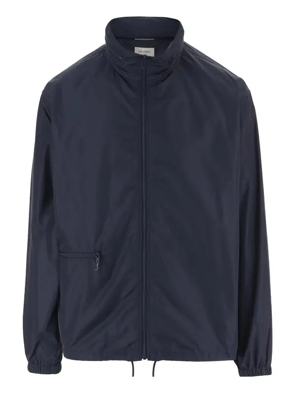 Saint Laurent Packable Hooded Jacket - Black