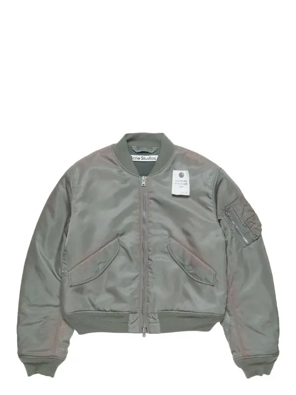 Acne Studios Full-zip Bomber Jacket - Gray