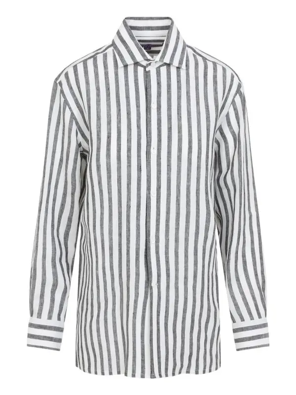 Ralph Lauren Striped Linen Shirt - No
