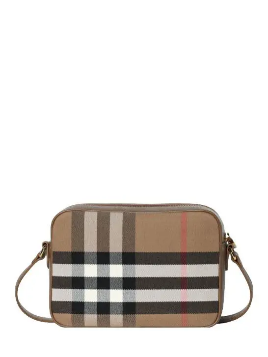 Burberry Checked Camera Bag - Multicolor