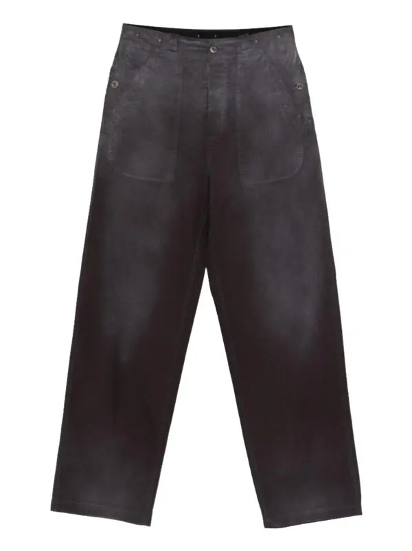 MAISON MARGIELA Straight Leg Trousers - Black