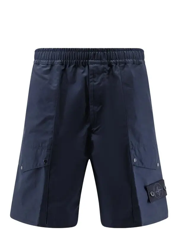 Stone Island Ghost Cargo Shorts - Blue