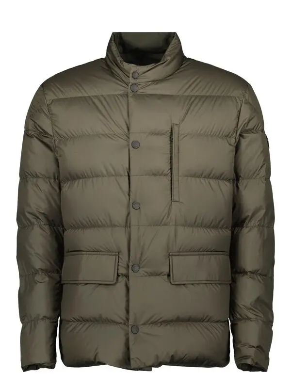 Moncler Reversible Short Padded Jacket - Dark Green