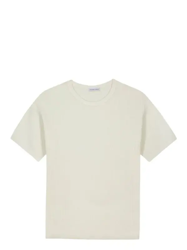 Maison Labiche Ziem Knitted T-shirt - Ivory