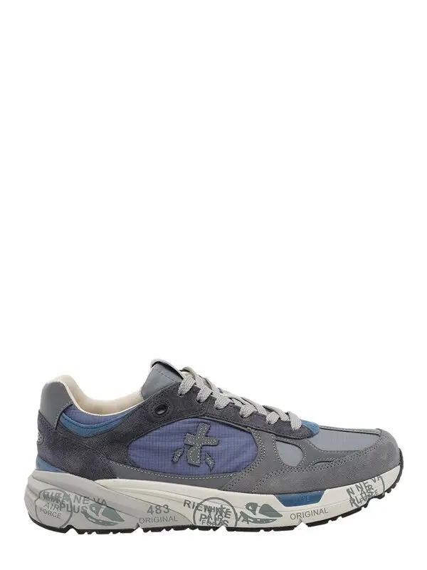 Premiata Round-toe Low-top Sneakers - Gray