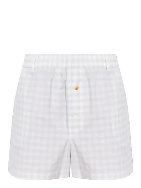 Moschino Checked Boxer Shorts - White