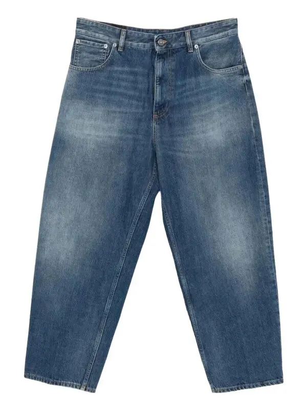 DONDUP Anthony Faded Five-pocket Jeans - Blue