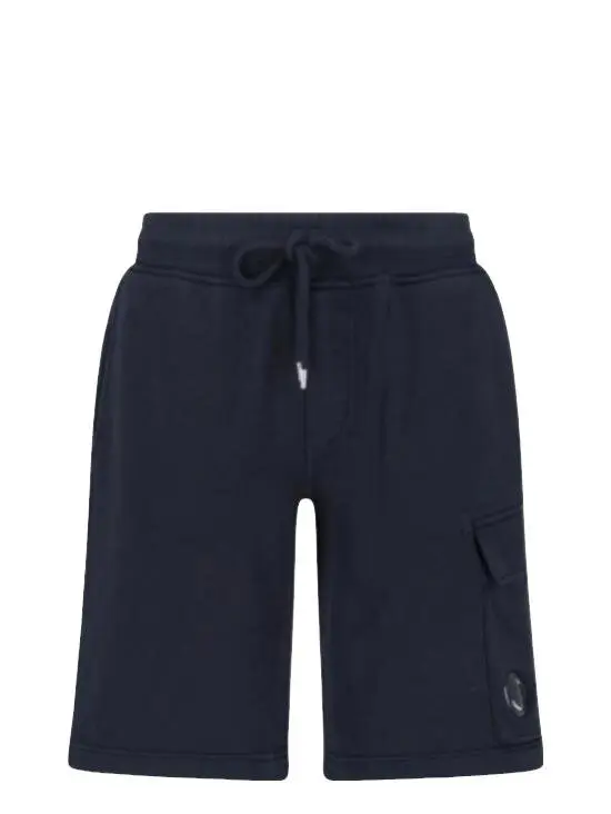 C.P. COMPANY Cargo Sweatshorts - Black