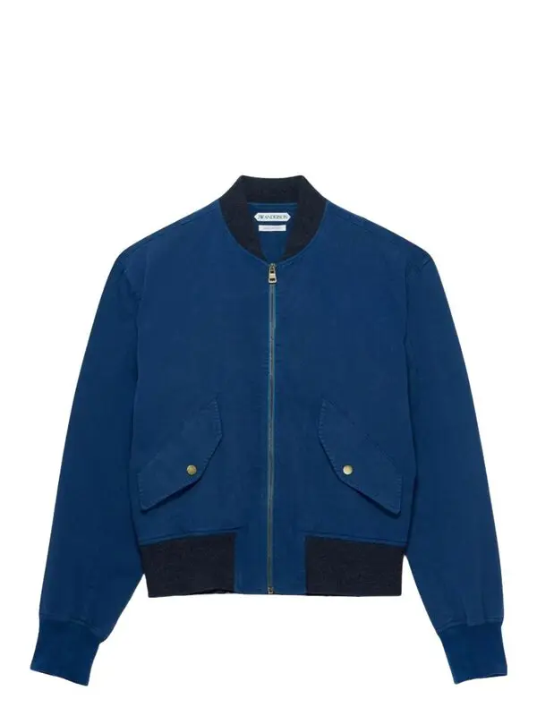 J.W.ANDERSON Jw Anderson Zip-up Bomber Jacket - Blue