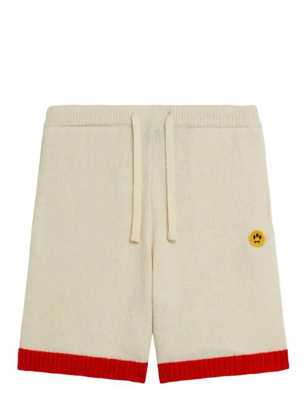 BARROW Logo Trim Sweatshorts - Neutrals