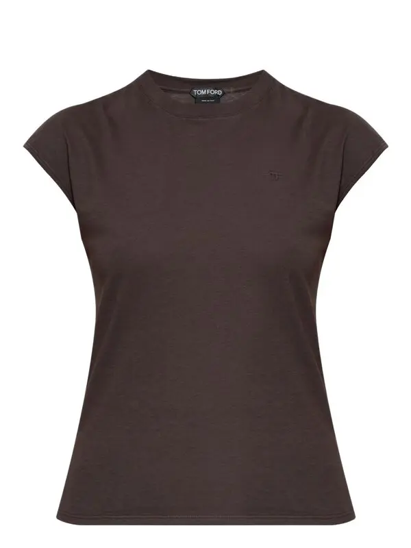 TOM FORD Short Sleeved T-shirt - Black
