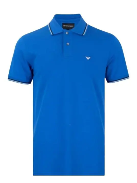 Emporio Armani Short-sleeved Polo Shirt - Blue