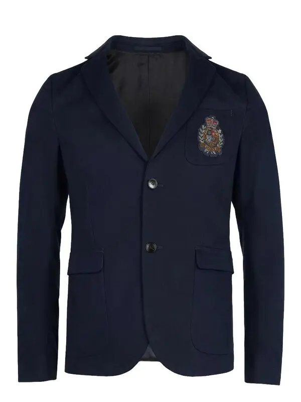 Gucci Lapel Suit Jacket - Blue