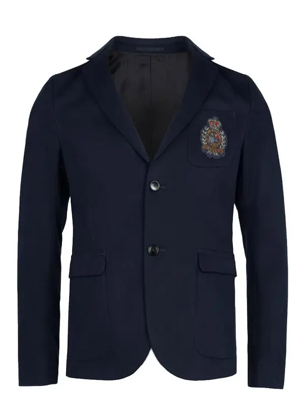 Gucci Lapel Suit Jacket - Blue