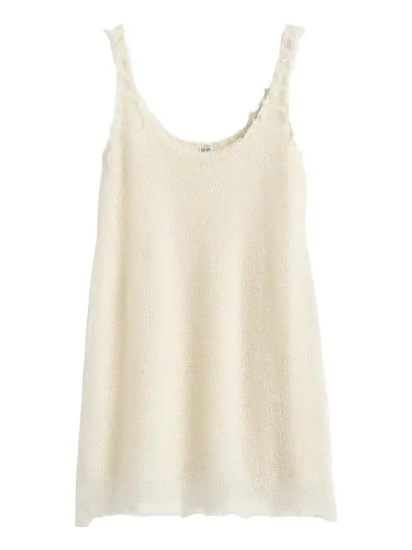 TOTEME Mohair Knit Tank - Off White