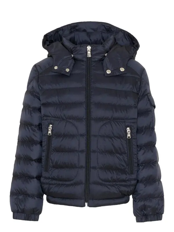 Moncler Lauros Hooded Down Jacket - Blue