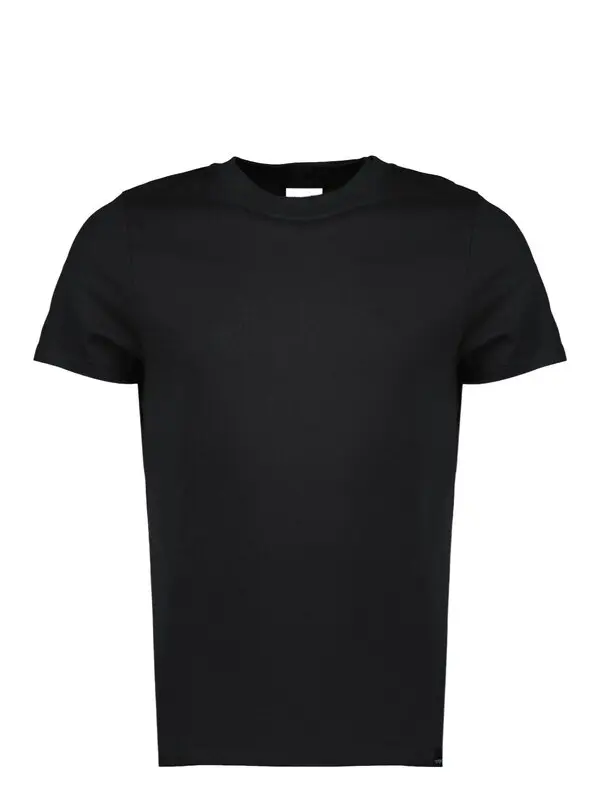 COURREGES Courrges Short-sleeved Crewneck T-shirt - Black