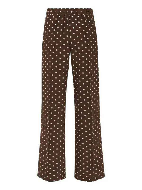 P.a.r.o.s.h Polka Dot Trousers - Green