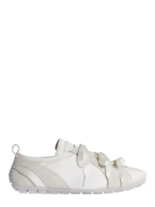 Simone Rocha Ballerina Grip Lace-up Sneakers - White