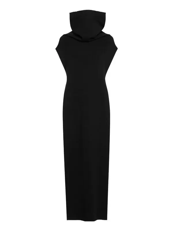 Alaïa Hooded Tabard Top - Black