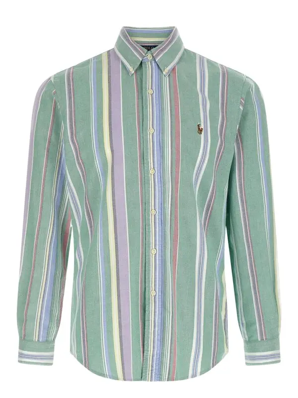 Polo Ralph Lauren Oxford Striped Buttoned Shirt - Multi-color