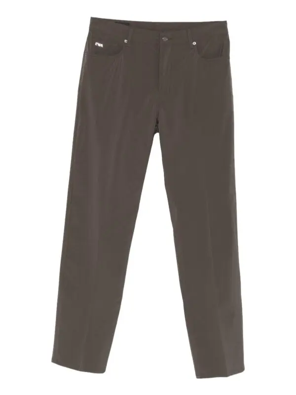 Emporio Armani Stretch Fit Five-pocket Trousers - Brown