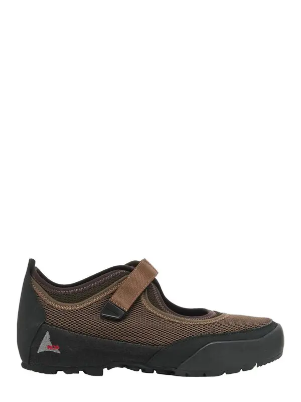 ROA Loie Mary Jane Sneakers - Brown Black