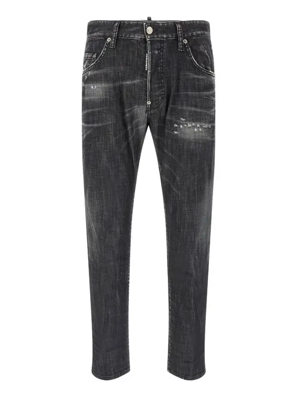 Dsquared2 Skater Distressed Jeans - Black