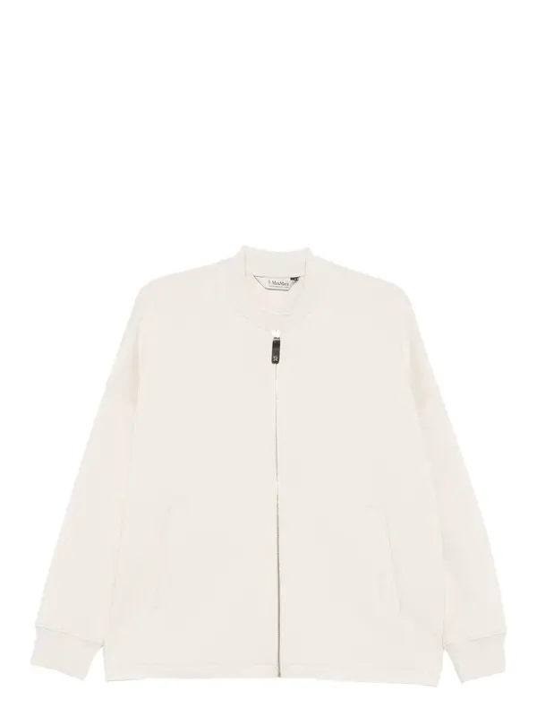 Max Mara Radioso Zip-up Jacket - Pearly