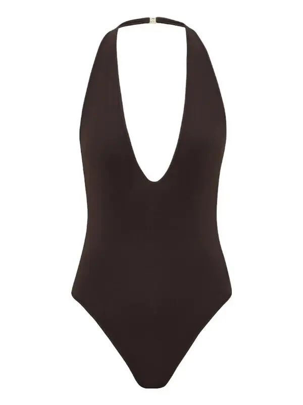 Zimmermann Luna Halterneck Bodysuit - Black