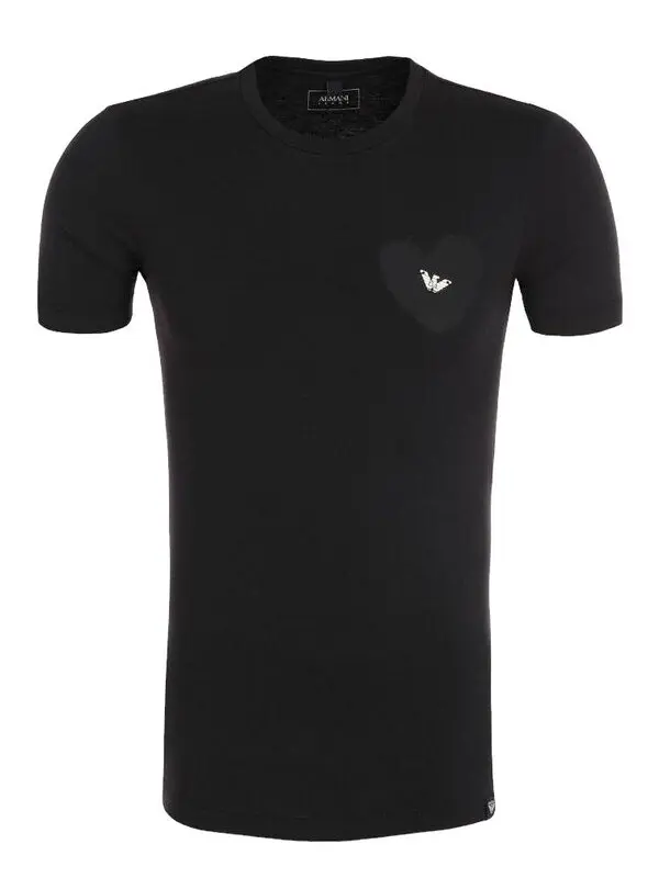 Emporio Armani Logo T-shirt - Black