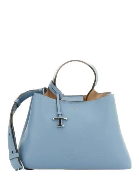 TOD'S Timeless Top Handle Shoulder Bag - Blue