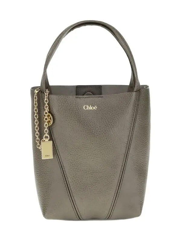 Chloé Spin Logo Shoulder Bag - Green