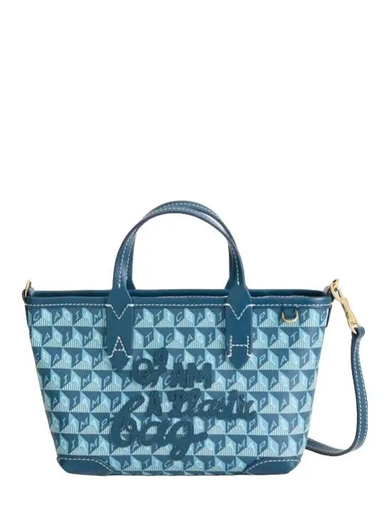 ANYA HINDMARCH I Am A Plastic Bag" Mini Tote Bag - Blue