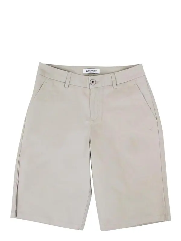 DONDUP Teen Bermuda Gaubertino Chino Shorts In Cotton - White