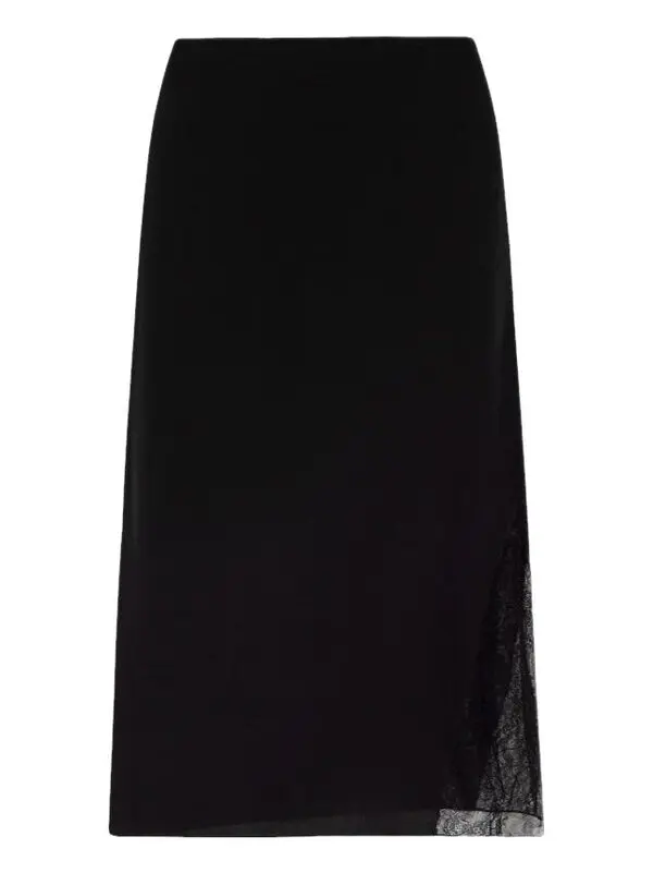 Zadig&Voltaire Jayla Lace Midi Skirt - Black