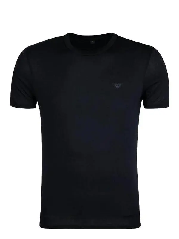 Emporio Armani Open-necked Shirt - Black
