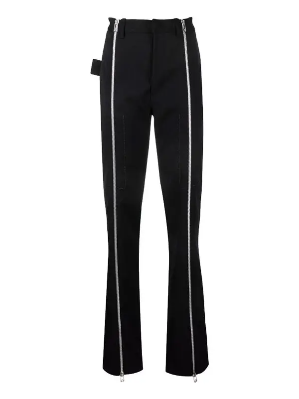 Bottega Veneta Bonded Stretch Cavalry Slim Trousers - Black