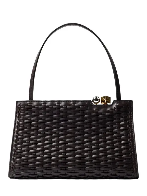 Jacquemus The Salon Shoulder Bag - Dark Brown