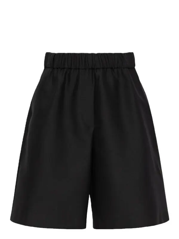 Dries Van Noten Knee-length Shorts With Elastic Waistband - Black