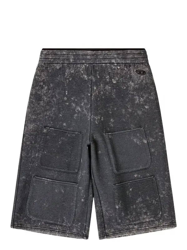 DIESEL® S-typ Patch-pocket Shorts - Black